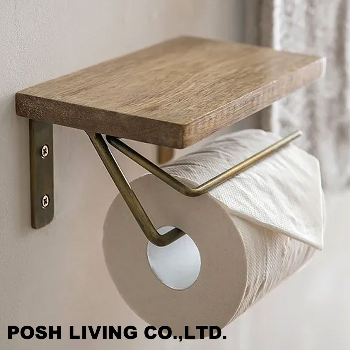 41379 トイレットペーパーホルダー シングル AG オーソト゛ックスでシンプルなサインやトイレットペーパーホルルダーウッド× アイアンシリーズのパーツに、待望のアンティークゴールドが仲間入り。 定番のアイアンルームバーやタオルハンガーと...