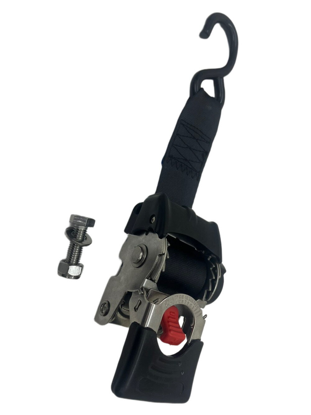 【商品特徴】 ●金具オールステンレスで錆びません！ ●ワンタッチで自動巻取！ ●水上バイクの固定、荷崩れ防止など多様に活躍！！ ●煩わしさからおさらば！これ一本で簡単解決！ ●引き出すだけで長さの調節ができ、荷締作業が早く簡単に行えます。 ...