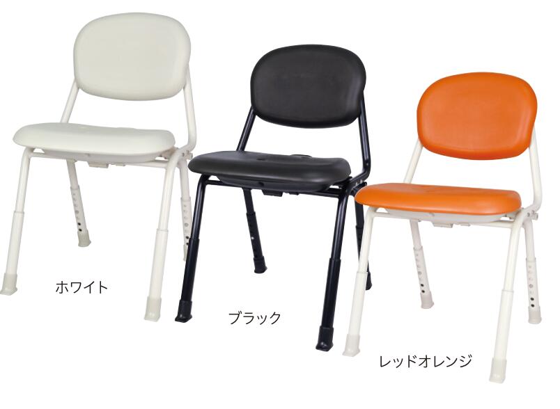 ●サイズ／幅40.5×奥行44～46×高さ59～69cm、折りたたみ時：奥行22×高さ69cm、座面：幅38×奥行29.5cm、座面高：33～43cm（6段階／2cm） ●重さ／約3.1kg ●材質／パイプ：アルミ合金、座面・背もたれ：ポリ...
