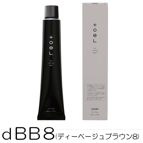 商品名 トエルカラー dライン dBB8(ディーベージュブラウン8) 内容量 100g 特徴 「色濃く、素早く」 短時間で素早く白髪をケアしたい、大人世代。 もっと濃く、しっかりと白髪を染めたいシニア世代。 トエルカラーdラインは、従来の約...