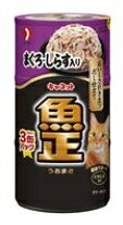 　 リニューアルに伴いパッケージ・内容等予告なく変更する場合がございます。予めご了承ください。 名　称 キャネット　魚正　うおまさ まぐろ・しらす入り　キャットフード 内容量 480g(160g×3缶パック) 特　徴 ★おいしさ引き立つ　だ...