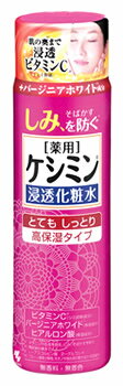 リニューアルに伴いパッケージ・内容等予告なく変更する場合がございます。予めご了承ください。 名　称 ケシミン浸透化粧水 とてもしっとり 高保湿タイプ 内容量 160ml 特　徴 ◆メラニンの生成を抑え、しみ、そばかすを防ぐ ◆毎日のしみ対策...