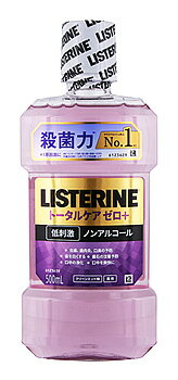 リニューアルに伴いパッケージ・内容等予告なく変更する場合がございます。予めご了承ください。 名　称 薬用　リステリン　トータルケア　ゼロ　プラス　クリーンミント味 内容量 500ml 特　徴 ◆殺菌力(※)(※)原因菌に◆低刺激ノンアルコー...