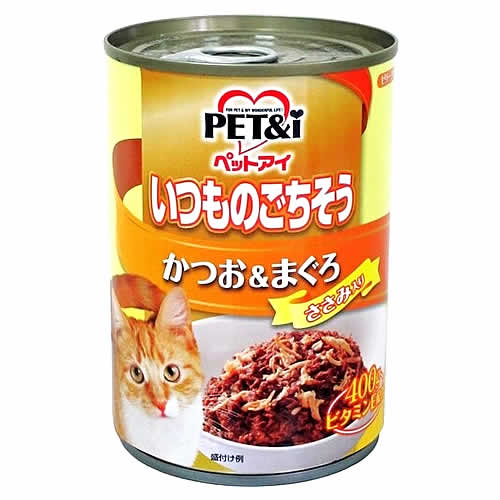 リニューアルに伴いパッケージ・内容等予告なく変更する場合がございます。予めご了承ください。 商品名称 いつものごちそう　かつお＆まぐろ　ささみ入り 内容量 400g 特徴 ◆かつおとまぐろの血合肉ベースのゼリー仕立て◆ビタミンE配合◆お得な...