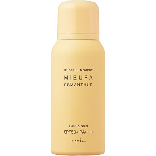 リニューアルに伴いパッケージ・内容等予告なく変更する場合がございます。予めご了承ください。 商品名称 ミーファ　フレグランスUVスプレー　オスマンサス 内容量 80g 特徴 ◆柔らかな甘さがやさしく包み込む、キンモクセイの香り。 ◆SPF5...