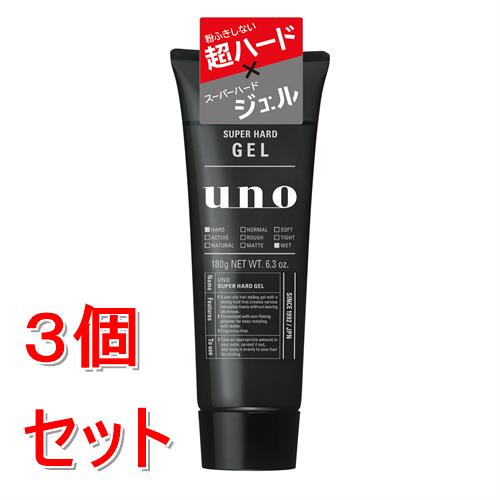 リニューアルに伴いパッケージ・内容等予告なく変更する場合がございます。予めご了承ください。 &nbsp; 商品名称 ファイントゥデイ ウーノ　スーパーハードジェル　f　180g 内容量 180g×3 特徴 ◆超ハードなセット力でガチッと固定...