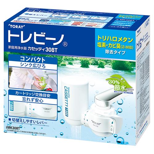 リニューアルに伴いパッケージ・内容等予告なく変更する場合がございます。予めご了承ください。 &nbsp; 商品名称 東レ トレビーノ　蛇口直結型浄水器　MK308T 内容量 1台 特徴 12物質除去●切替しやすいレバー●30％節水機能 効能...