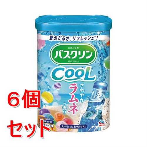 リニューアルに伴いパッケージ・内容等予告なく変更する場合がございます。予めご了承ください。 &nbsp; 商品名称 バスクリンクール ラムネの香り 600g 内容量 600g（約20回分・30g使用時）&times;6 特徴 ●夏のだるさ、...
