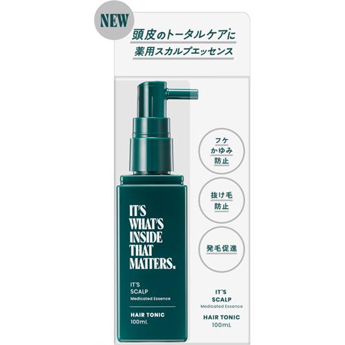 リニューアルに伴いパッケージ・内容等予告なく変更する場合がございます。予めご了承ください。 &nbsp; 商品名称 IT&rsquo;S　スカルプ　メディケイティッド　エッセンス　100mL　イッツ 内容量 100ml 特徴 ◆4種の有効成...