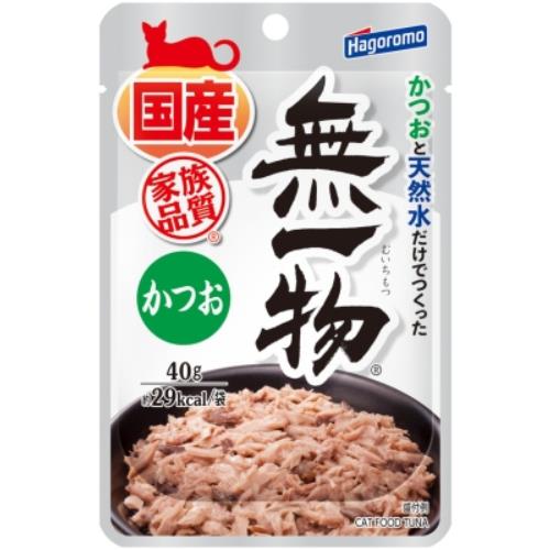 リニューアルに伴いパッケージ・内容等予告なく変更する場合がございます。予めご了承ください。 &nbsp; 商品名称 はごろもフーズ 無一物パウチかつお40g 内容量 40g 特徴 かつおと天然水のみで作りました 材質・原材料・成分 かつお ...