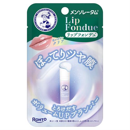リニューアルに伴いパッケージ・内容等予告なく変更する場合がございます。予めご了承ください。 &nbsp; 商品名称 メンソレータムリップフォンデュ クリア 内容量 3.2g 特徴 ◆ぽってりツヤ膜。とろけだすボリュームUPプランパー！ &n...