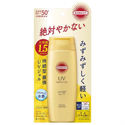 リニューアルに伴いパッケージ・内容等予告なく変更する場合がございます。予めご了承ください。 &nbsp; 商品名称 サンカット　パーフェクトUV　ジェル　120g　日焼け止め 内容量 120g 特徴 ●スーパーストレッチフィット処方 &nb...