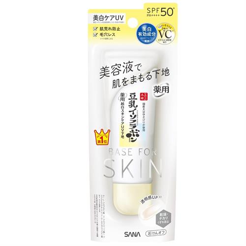 リニューアルに伴いパッケージ・内容等予告なく変更する場合がございます。予めご了承ください。 &nbsp; 商品名称 サナ　なめらか本舗　薬用純白スキンケアUV下地　N　クリアホワイト　ベースメイク 内容量 50g 特徴 ●豆乳の薬用美白美容...
