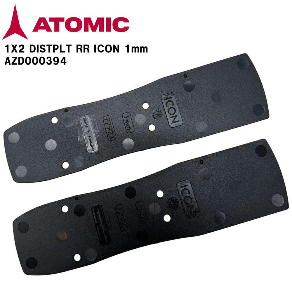 AZD000394 1X2 DISTPLT RR ICON 1mm Rear: ICON 24 ※商品には専用ビスが同梱されています。（取り付けの際は必ず専用ビスをご使用ください）