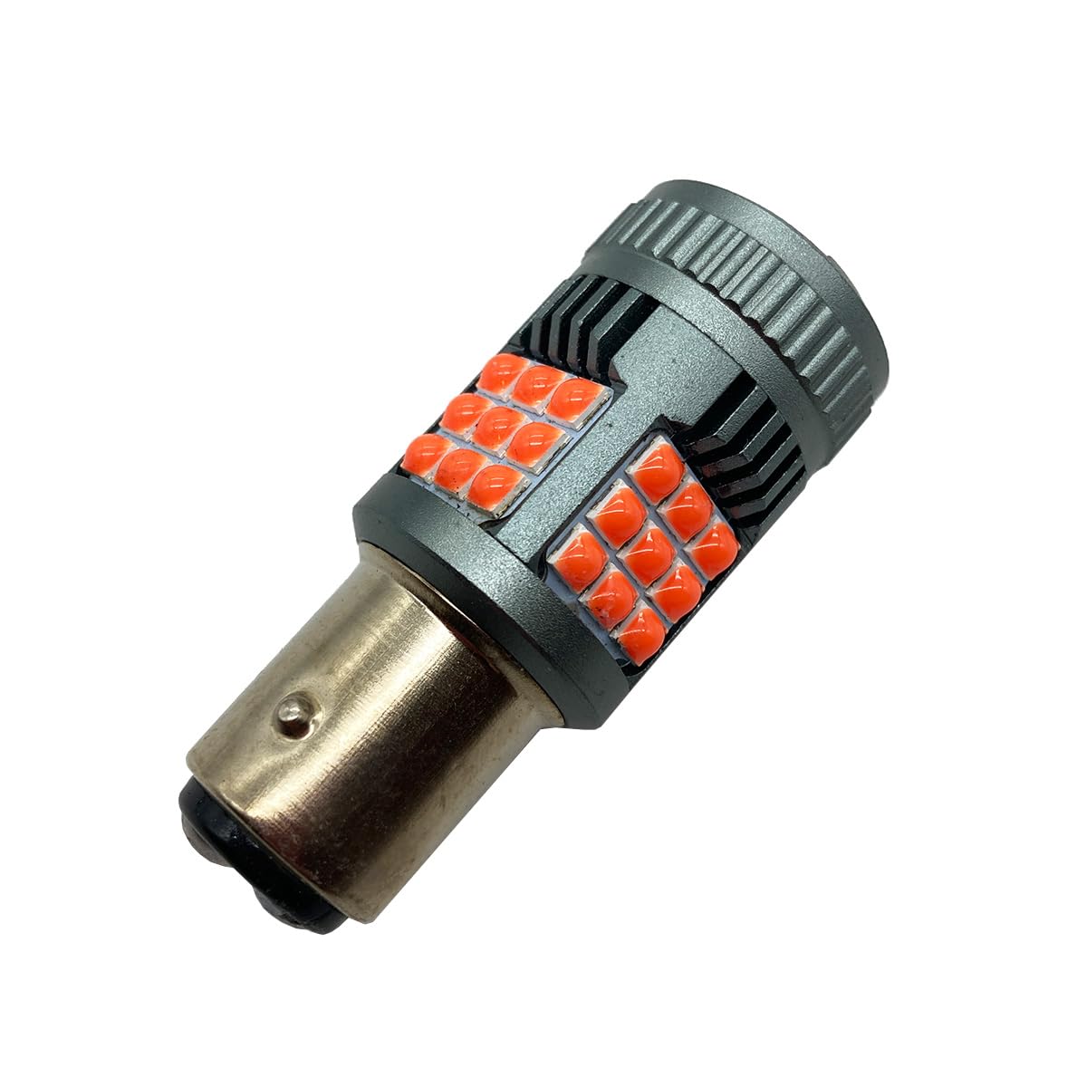 バルブタイプ：S25 ピン角180度 　21/5W ダブル球 12V車用 明るく視認性抜群！長寿命なLEDバルブです。 振動にも強く、旧車など振動による球切れの心配も軽減されます。