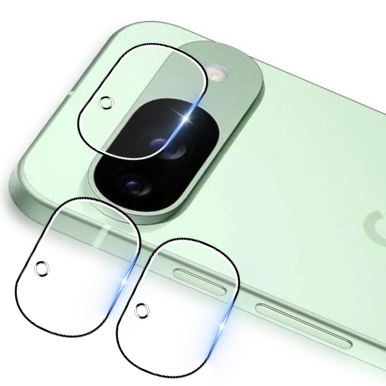 【専用設計】対応 Google Pixel 9 専用に設計したレンズ保護フィルムなので、必ずご購入前にお使いの携帯電話の機種をご確認ください。（お買い得な3点セット）【正規品保証】YWXTW ブランドは 10 年間携帯電話保護フィルムの製造...