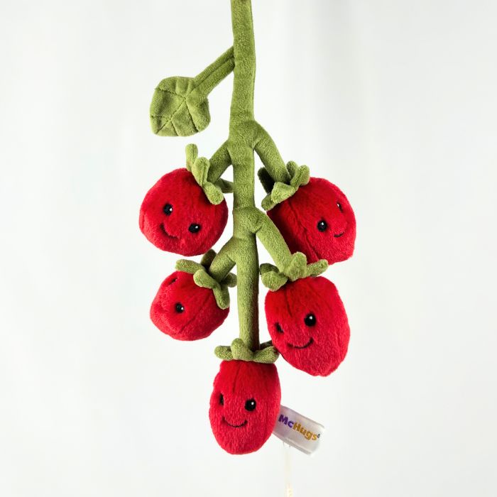 Blushing Cherry Tomato 18cm 枝につながった5つのトマトが、なんとも愛らしいBlushing Cherry Tomato。 それぞれ少しずつ表情やかたちが違い、眺めているだけで自然と笑顔になります。 遊び心のあるデ...