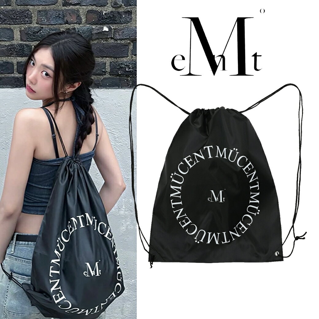 MUCENT ムセント 正規品 日本未発売 リュック 通学 シグネチャー ロゴ ナップサック ジムサック あす楽対応 サイズ調整可能 送料無料 韓国 キャップ 帽子 ベージュ ワイン グリーン 紫外線 レディース メンズ 人気 韓国ファッシ...