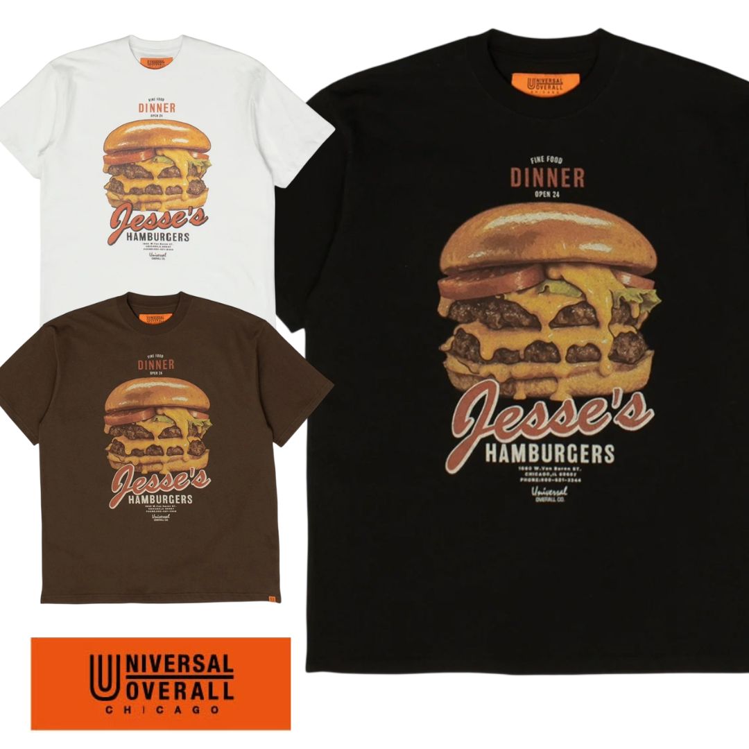 ユニバーサルオーバーオール UNIVERSAL OVERALL あす楽対応 送料無料 Tシャツ 半袖 レディース メンズ ユニセックス 無地 シンプル ロンTEE カジュアル ポケT コットン100％ リサイクル素材 ボーダー ロゴ 長袖 ...