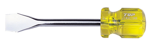 商品詳細 ●混合栓のストレーナ付逆止弁の掃除・点検に SPEC ●呼び寸法(mm)：18×100 ●先端厚み(mm)：1.5 ●先端幅(mm)：18