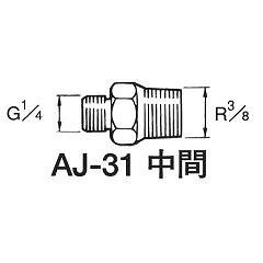 ↑メール便詳細を上記画像リンク先に記載しております。ご注文前に必ず一読下さい。 こちらの商品のメール便配送可能上限数は1個です。 ≪商品名≫ アネスト岩田 エアー用中間継手 AJ-31 4538995003141 エアー用ジョイント 【簡易...