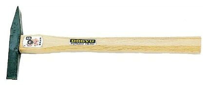 商品詳細 溶接作業用ハンマー 全重量 約500g 全長 330mm 頭の全長 160mm 刃巾 21mm