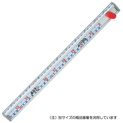 商品詳細 ●3倍の長さまで伸び、読み取りは手元でOK！一人でも簡単に測る事ができます。 ●突き当てはプラスチックを使用しているので、当たりがソフトで傷を付けません。 ●伸縮が両方向なので、常に中央部を持つ為、特に左右の内寸測定に適しています...