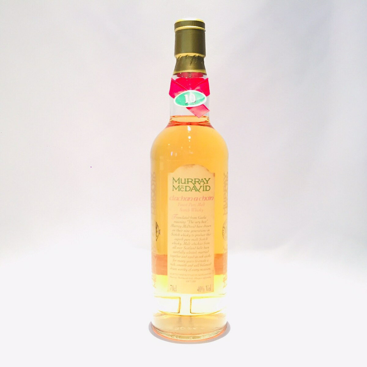 商品情報OB／IDOriginal official bottling / Independent Bottling原材料モルト付属品ネックリボン付き備　考保存方法直射日光を避け常温で保存管理番号r507マーレイ—・マクダヴィッド 10年ク...