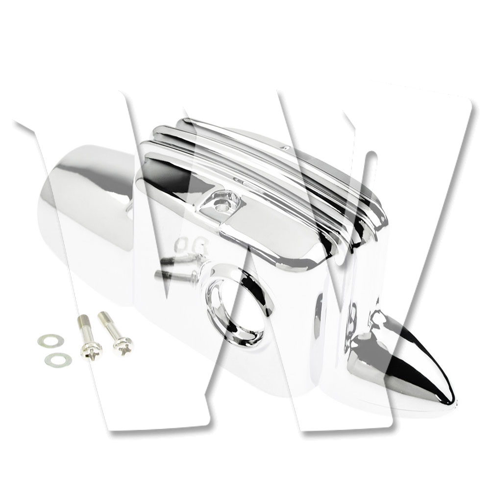 【優れた機能】このリアブレーキマスターシリンダーカバーは、古くて摩耗した部品を交換するように設計されており、バイクのインテリアアクセサリーとしても機能します。 【プレミアム素材】高品質の素材で作られたこのクローム/ブラックのリアブレーキマス...