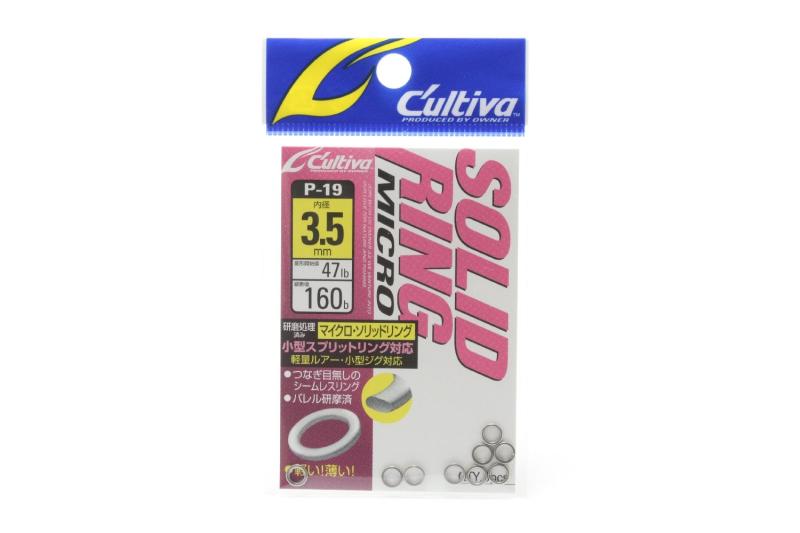 OWNER(オーナー) 72819 P-19 マイクロソリッドリング 3.5製品型番:4953873177736素材:金属色:シルバー用途:ハリス