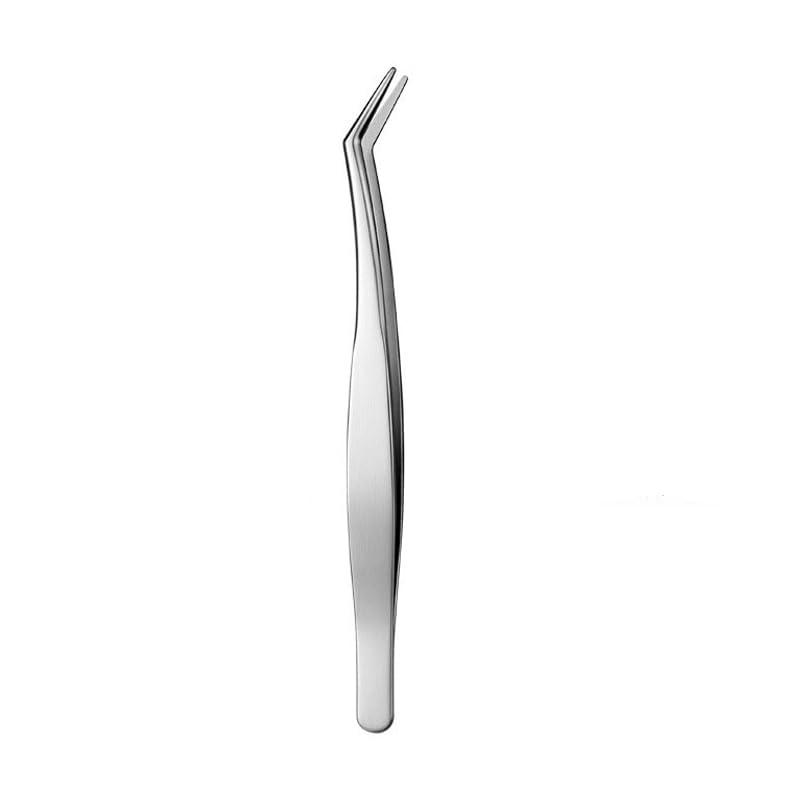 Bodermincer 先曲がりピンセット ピンセット 精密 ピンセット まつ毛 ネイル ピンセット まつ毛 ピンセット 束 カーブタイプ 材質ステンレス 07セット内容：ピンセット 精密*1本、プラスチック収納ボックス*1個。精密ピンセッ...