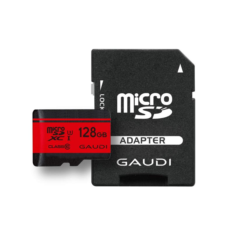 GAUDI microSDカード 128GB Class10 UHS-I U3対応 Nintendo Switch 動作確認済 3年 GMSDXCU3A128G規格: microSDXC UHS-1 U3 CLASS10転送速度「:読み込み...