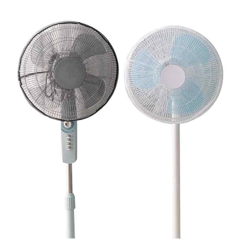 ZHEJIA 扇風機カバー 扇風機安全カバー (2枚セット) 裏までかかる 子供安全設計 セーフティーネット 直径約40cm-50cm対応 紐で固定するタイプ 指挟み防止 ファンカバー 家庭用 業務用 ホワイト 【扇風機カバー】夏の子供は好...