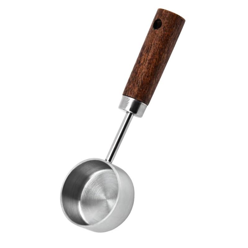 コーヒースクープ ビンテージ測定大さじ コーヒー豆スプーン 計量 小麦粉 砂糖 オート麦 穀物 ベーキング コーヒー 紅茶 人間工学に基づい 家庭用ベーキングツール 15ml15ml規格の大容量設計、スプーン1本でコーヒー豆、茶葉、砂糖、小...