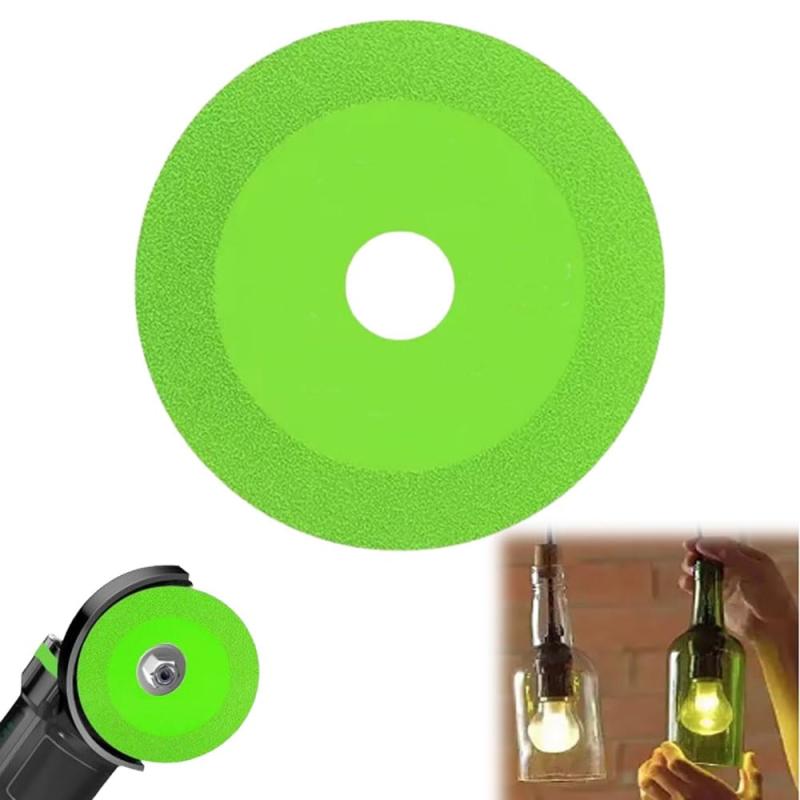 ガラスカッター ガラス切断グラインダー 外径100mm 内径20mm 砂幅15mm 極薄 切れ味良し セラミック・瓶など用 切断砥石 カット 研磨両用 研磨工具 DIY 変換メタルリング付き【商品仕様】直径：100mm、穴径：20mm、厚さ...