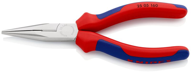 クニペックス KNIPEX ラジオペンチ (SB) 2505-160切断能力(中硬線;φmm):2.5切断能力(硬線;φmm):1.6口先の長さ(mm):50ジョイント部の幅(mm):16.5ジョイント部の厚さ(mm):9.0