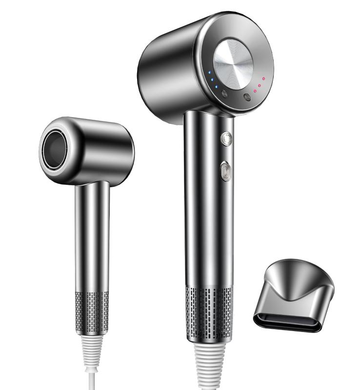 ドライヤー 【超高速&amp;大風量モデル ヘアドライヤー】 高速ドライヤー 最大風速50m/s 速乾 1300W 低騒音 軽量 高濃度マイナスイオン 静電気抑制 NTC温度制御 過熱防止 美髪ケア PSE認証済み マ速乾 × 美髪 × 安...