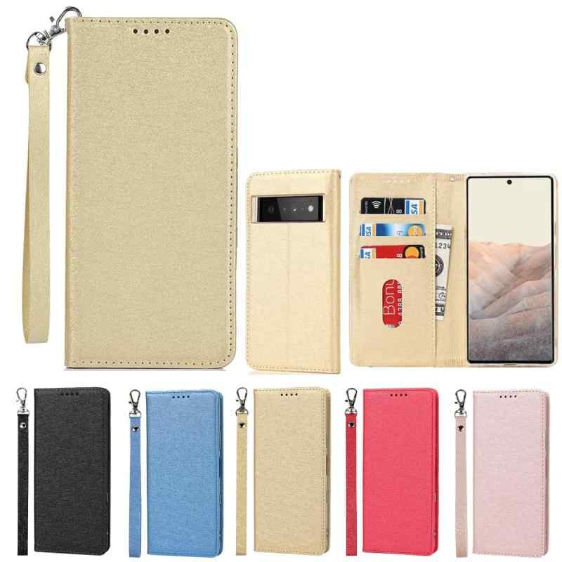 Eastwave for Google Pixel 6 Pro ケース 手帳 財布型 for Google Pixel6 Pro ケースカバー for Pixel 6pro 手帳型ストラップ付き PU皮革 明るい色 内蔵マグネット 携帯カバ...