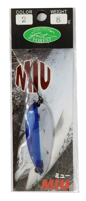 フォレスト(FOREST) スプーン MIU 8g No.02 青銀.Weight:8g
