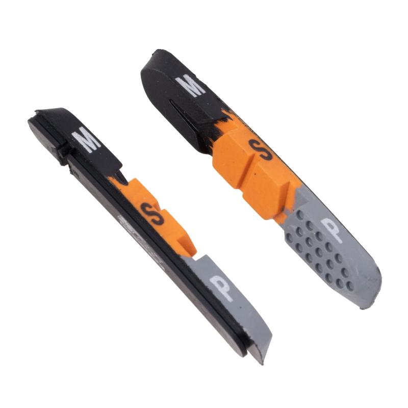 UNICO(ユニコ) SCS ブレーキシュー91C ~Vブレーキ用高性能シュー~ 【 交換用ブロックのみ 】シマノXTR/デオーレXTを始めとするあらゆるVブレーキに適合Vブレーキ用《カラー》 ガイド:シルバー、シュー:3色(黒、橙、灰)一...