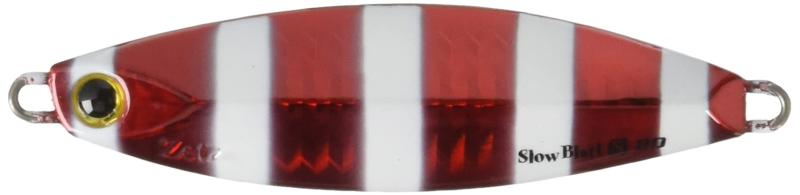 パームス(Palms) メタルジグ ルアー ゼッツ スローブラットS 80g ゼブラレッド SBS-80/H-53180g/75mmスーパーライトスロー対応ジグ