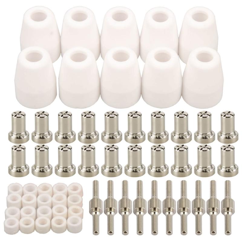 KERUE PT-31 エアプラズマ切断ノズル電極消耗品 CUT-40 CUT-50D CT-312に適合