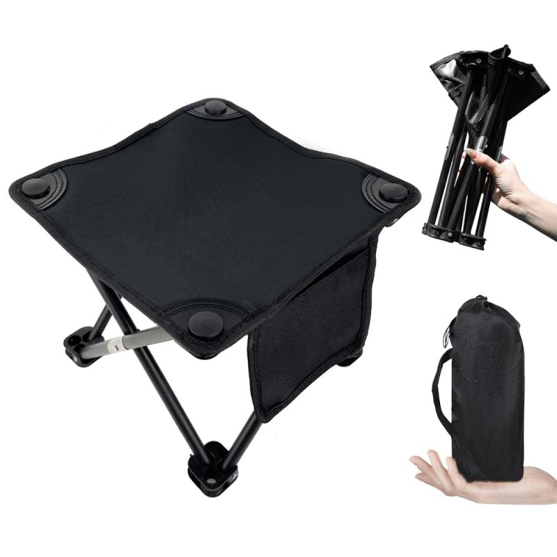 【2025Newモデル】折りたたみ椅子 コンパクト 1秒瞬間収納 超軽量 アウトドアチェア サイドポケット付き 折りたたみイス サイズ：29*29*24cm 最適な高さと 快適な座面幅をご提供します 携帯チ【1秒で開閉できる折り畳み椅子】収...