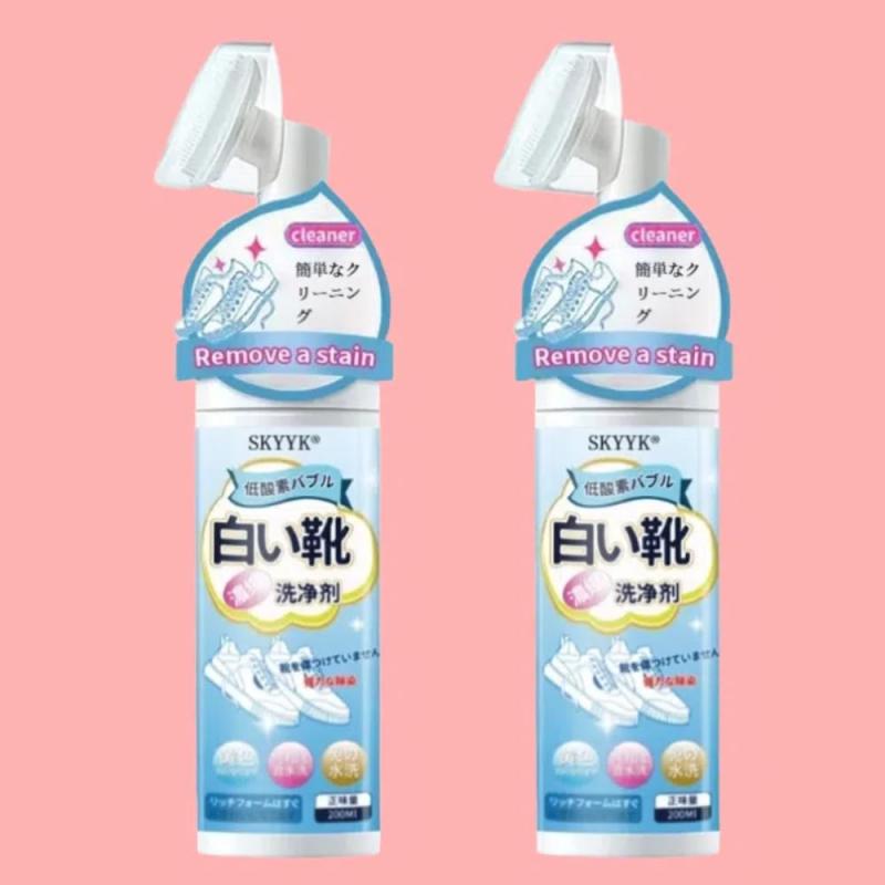 ホワイトシューズクリーナー 200ml スニーカー あらゆる靴に対応 水で洗わない 靴クリーナー シューケア【商品基本仕様】水を使わず汚れを落とす、濃密泡のシュークリーナー。キメ細かい濃密泡が浸透、浮かび上がらせ吸着するから、汚れつるんっ少...