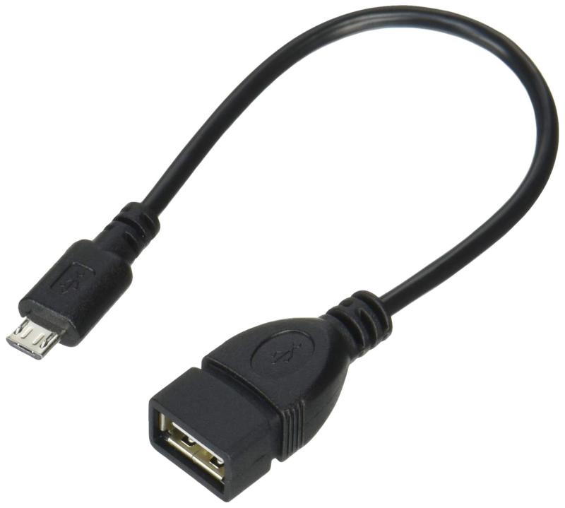 変換名人 microUSBホストケーブル [ microUSB・オス - USB A・メス ] [ 約20cm ] USB-MCH/CA20端子 : microUSB・オス - USB A・メス長さ : 約20 cm