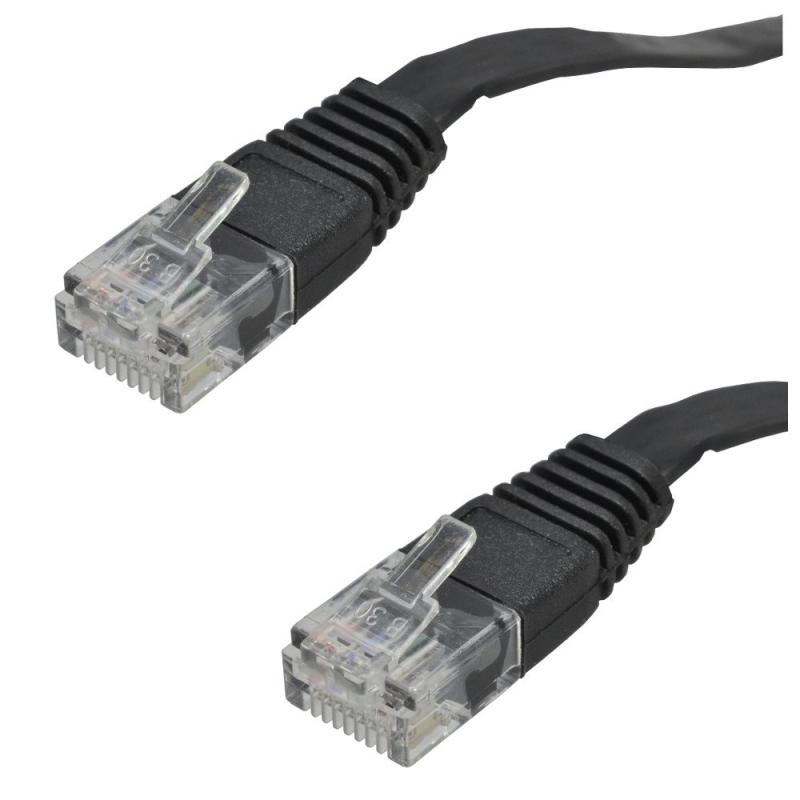 アクロス LANケーブル CAT5E フラットケーブル 5mALT05BFALT05BFCat5e LANケーブルブラック 5mフラットタイプ
