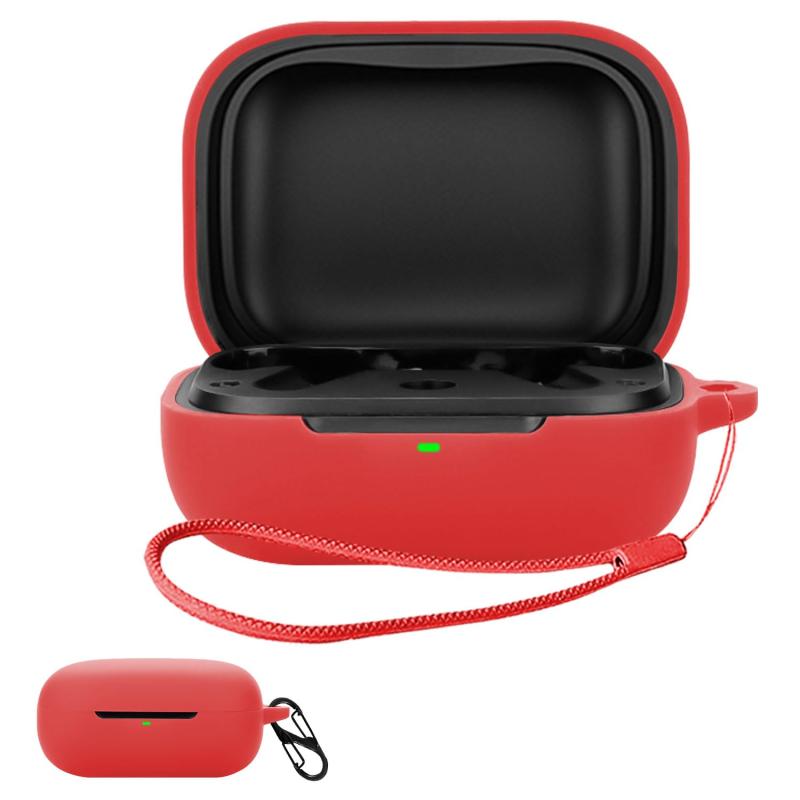 JIAYJP For EarFun Air Pro 4i 用 ケース カバーEarFun Air Pro 4i シリコン ケース 軽量 薄型 滑り止め 収納カバー 全面保護 充電便利 EarFun Air Pro 4i 保護ケース（レッド）...