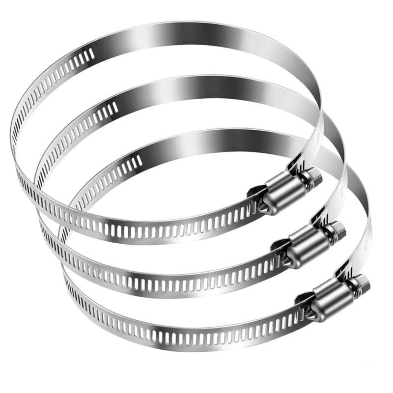 ホースバンド ステンレスホースバンド 194-216mm 3個セット 汎用ホースバンド 強力 304ステンレス鋼 調整可能 強力固定 水管 農業 軟管固定 機動車両【304ステンレス鋼】ホースバンドは304ステンレス鋼で作られていて、高耐久...