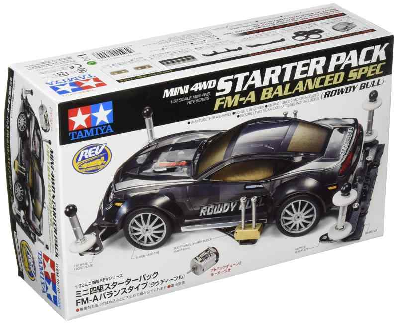 タミヤ(TAMIYA) ミニ四駆REVシリーズ No.10 スターターパッ FM-A バランスタイプ (ラウディーブル) 18710組み立ては接着剤不要のはめ込み式。パーツの取り付けに別途、工具等が必要。完成サイズ：全長158mm、全幅10...