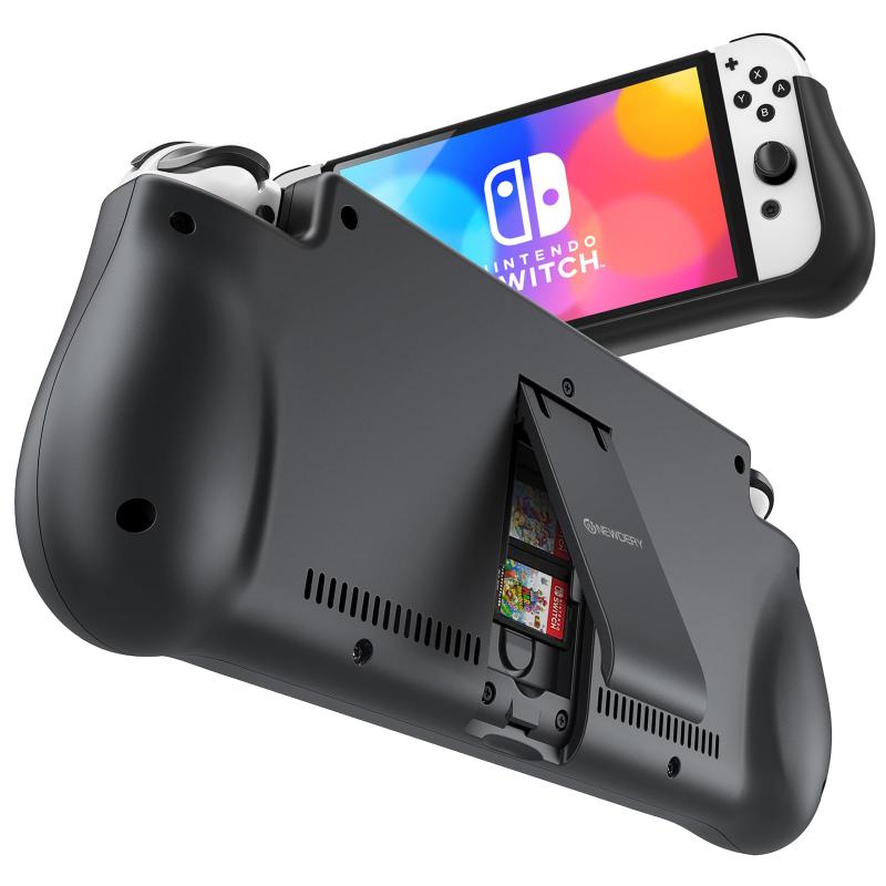 NEWDERY Switch 充電器 スイッチ バッテリーケース nintendo Switch OLED用 バッテリーカバー Switch用 アクセサリー 充電ドック 保護ケース 全面保護 耐衝撃 着脱簡単 Nintendo Switch...